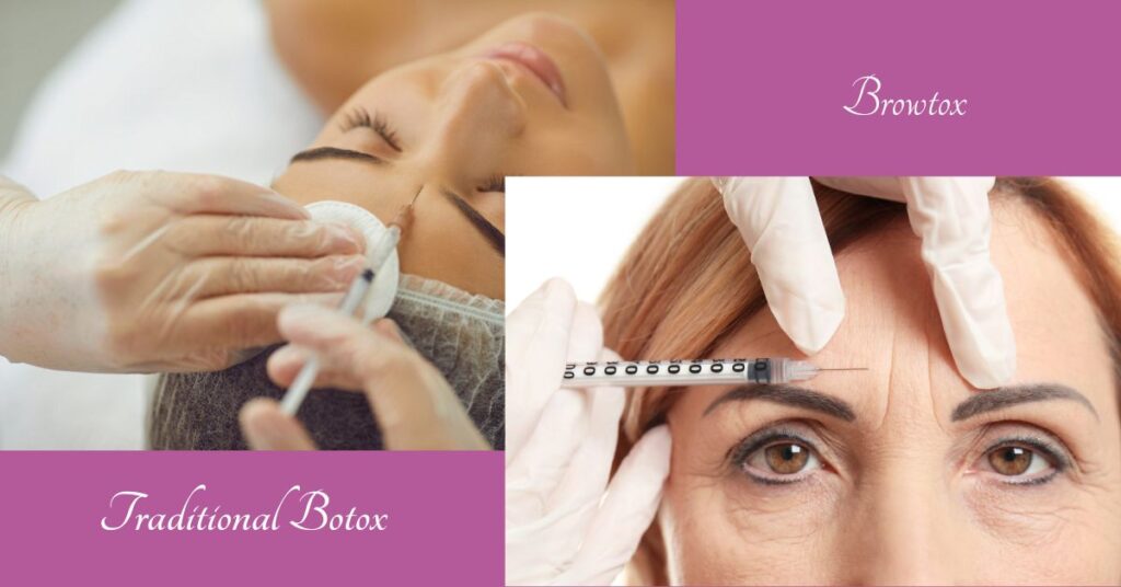 Difference Between Browtox and Traditional Botox